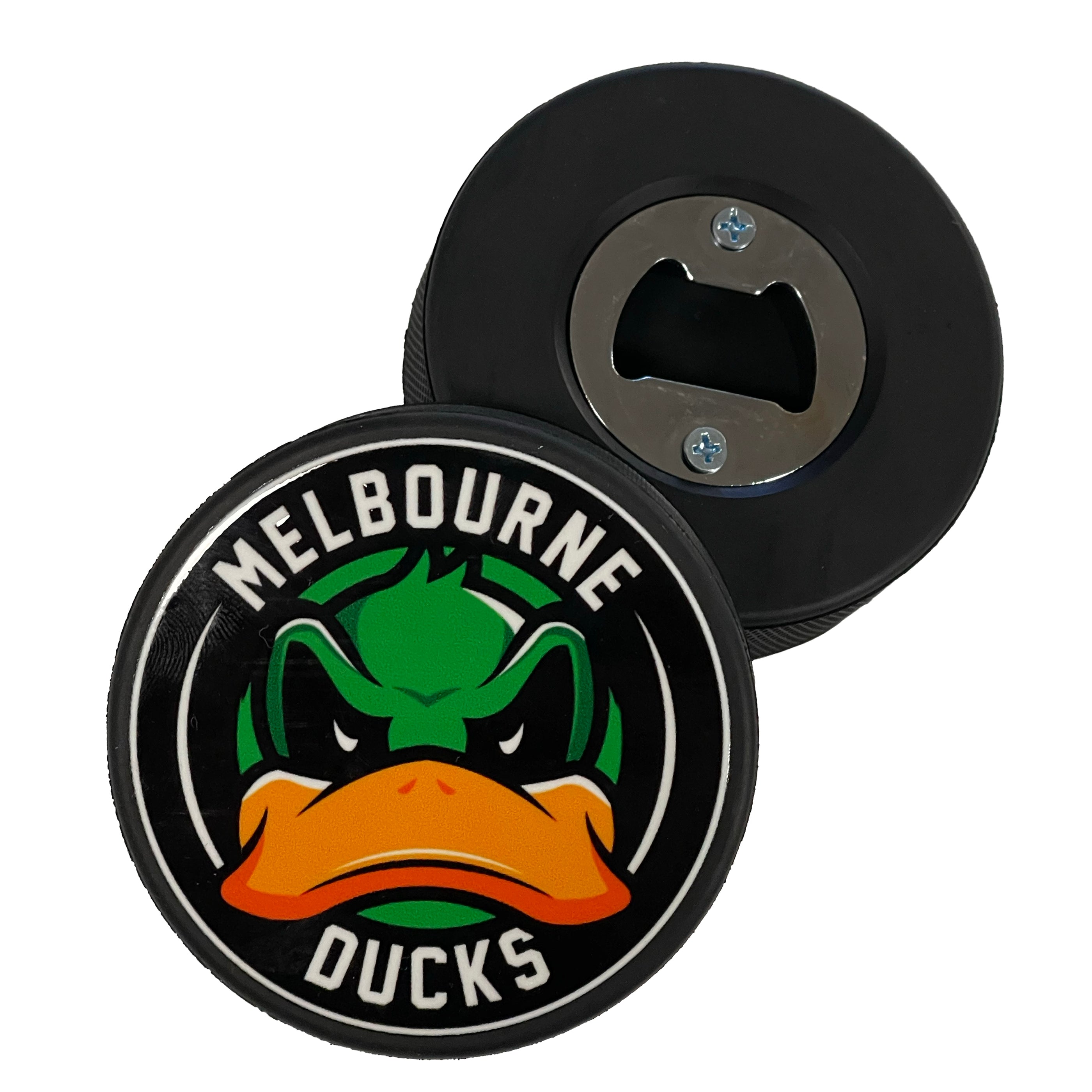 Melbourne Ducks Puck Bottle opener — CCM AUSTRALIA